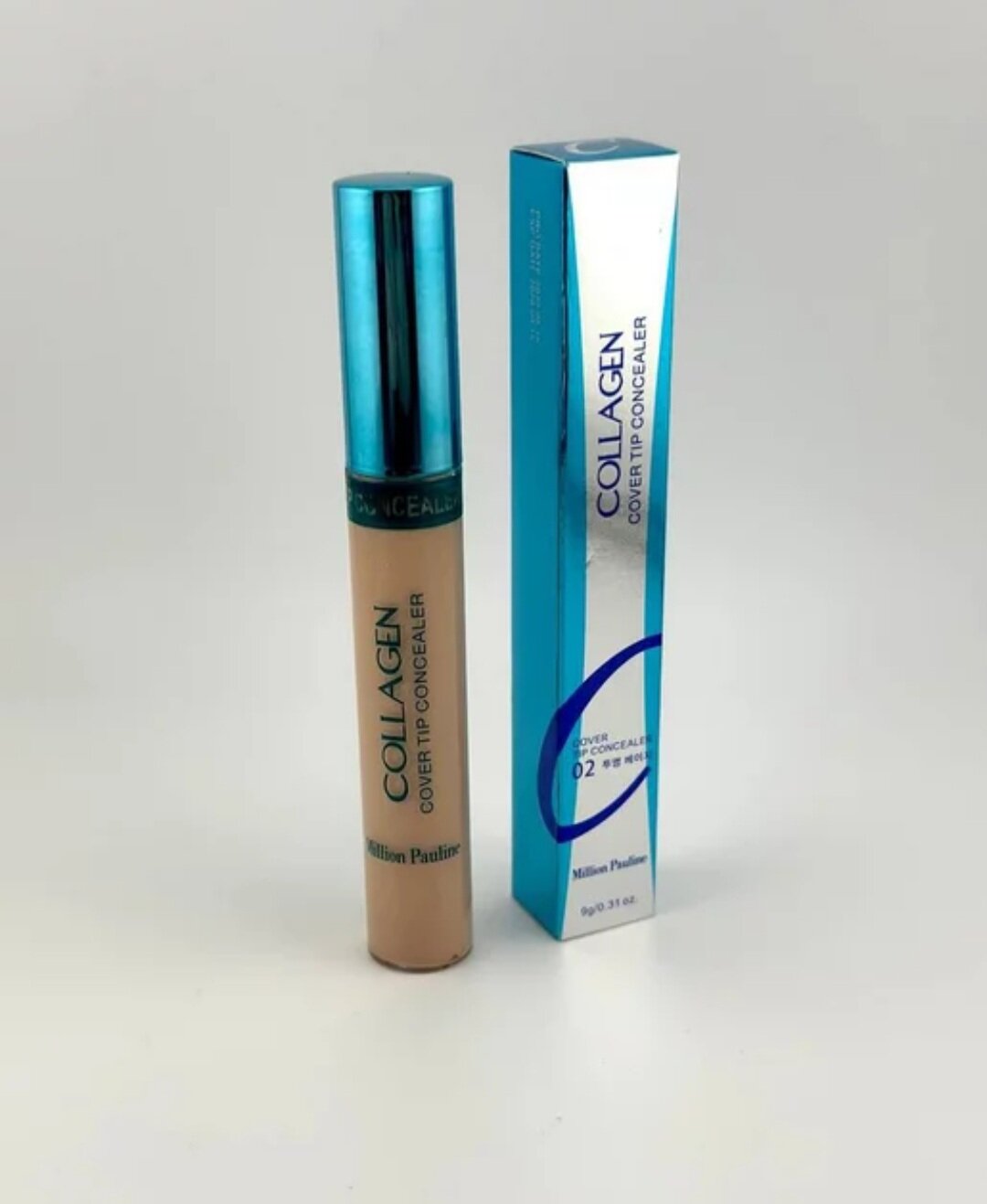 Консилер, для лица Collagen Cover Tip, тон 02, бежево-светлый, кремовый