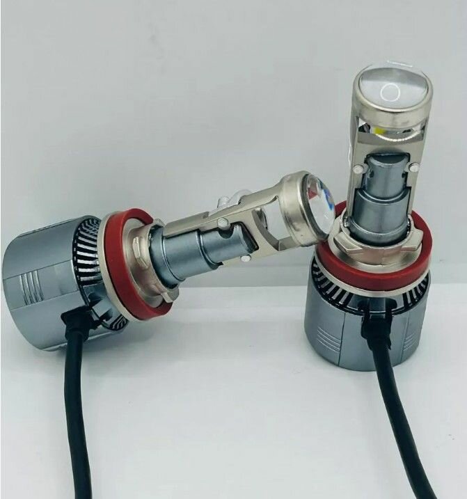 Светодиодные лампы для авто H11 линза 150W