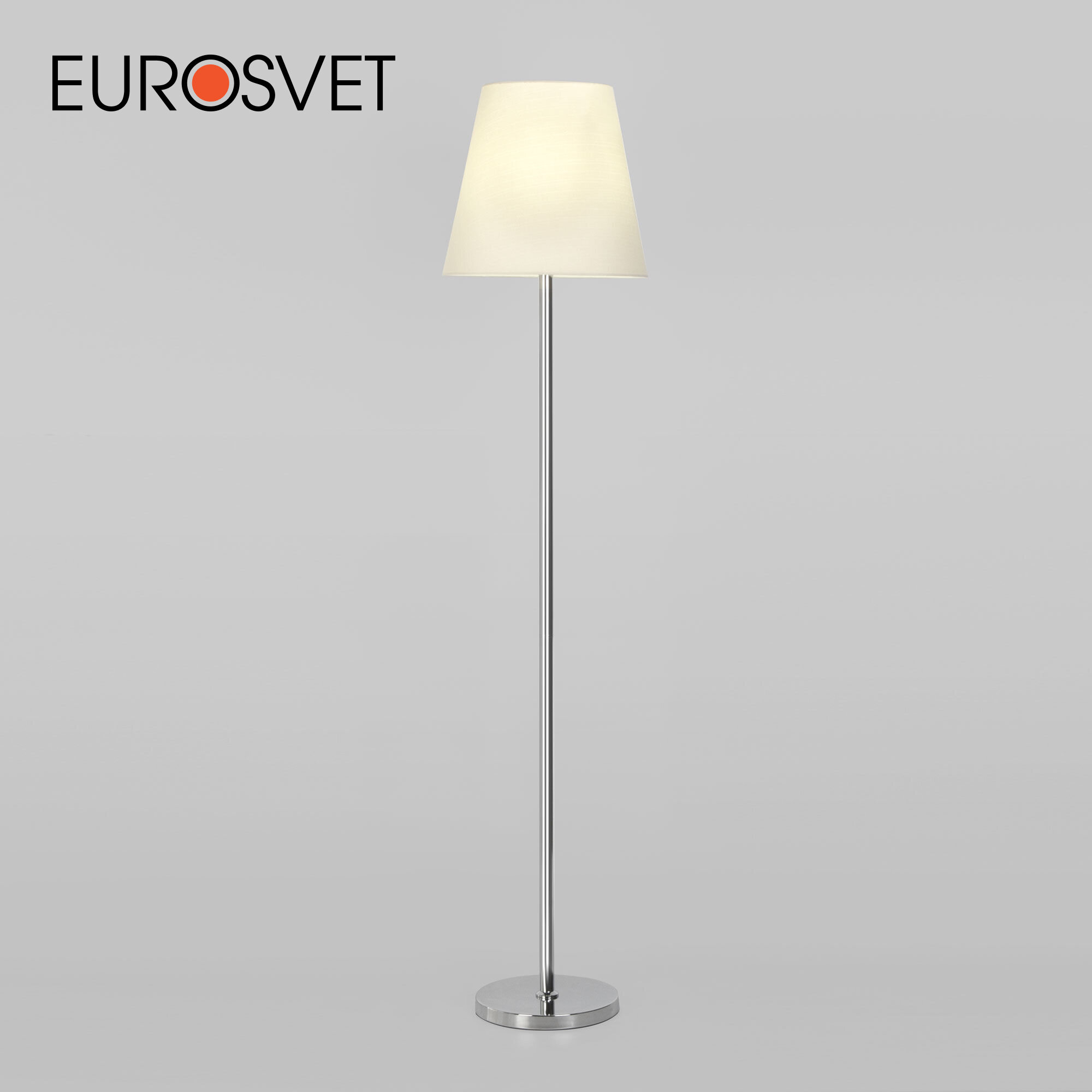 Торшер / Напольный светильник Eurosvet Amaretto 01166/1, E27, цвет хром