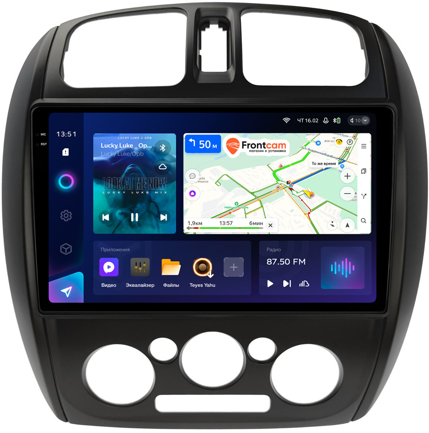 Штатная магнитола Mazda 323 6 (BJ), Premacy (CP), Protege 3 (BJ) 1998-2004 Teyes CC3 2K 4/32 9.5" RM-9-442 Android 10 (4G-SIM, DSP, QLed)