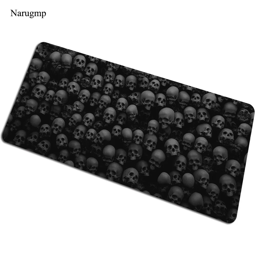 Игровой коврик для мыши Dark с черепом narugmp 800x400 мм Size 800x400x4mm, pad 6