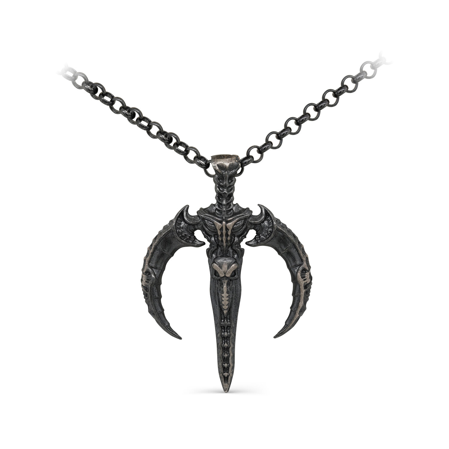 Колье, серебро, 925 проба, родирование