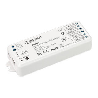 036115 ARLIGHT Диммер SMART-PWM-105-72-RGB-MIX-SUF (12-24V, 5x3A, ZB, 2.4G) (IARL, Пластик)