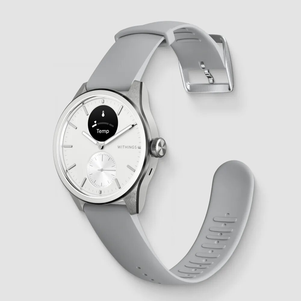 Умные наручные часы WITHINGS Scanwatch 2 42mm / Pearl White