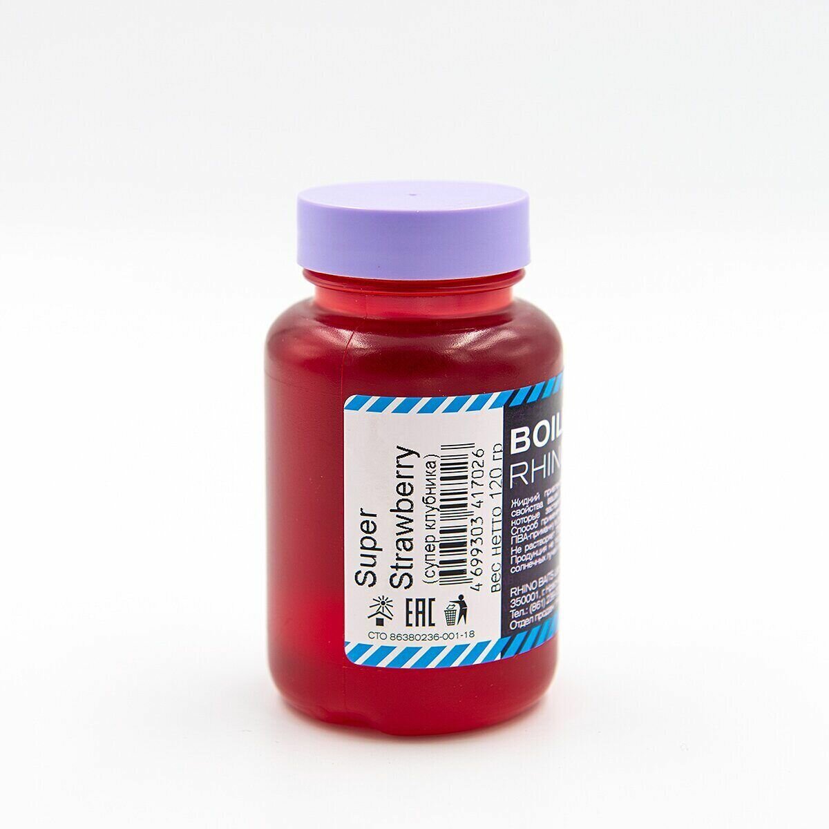 RHINO BAITS DIP (концентрированный) Super Strawberry (супер клубника), банка 120 мл