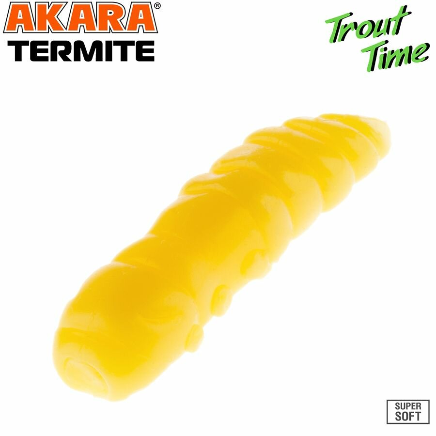 Силиконовая приманка Trout Time TERMITE 1,5 Cheese 38.1мм, 10 шт. №446