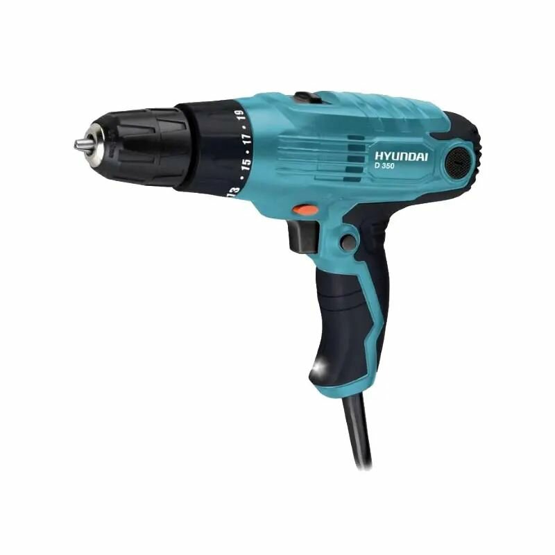 Дрель-шуруповерт сетевая Hyundai D 350, 280 Вт