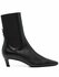 Ботинки TOTEME The Mid Heel, размер 37, black/black