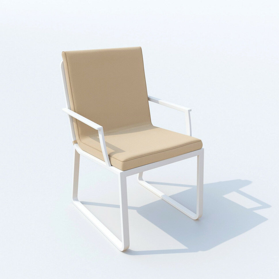 Стул IDEAL PATIO ALBA, алюминий, текстиль, максимальная нагрузка 150кг