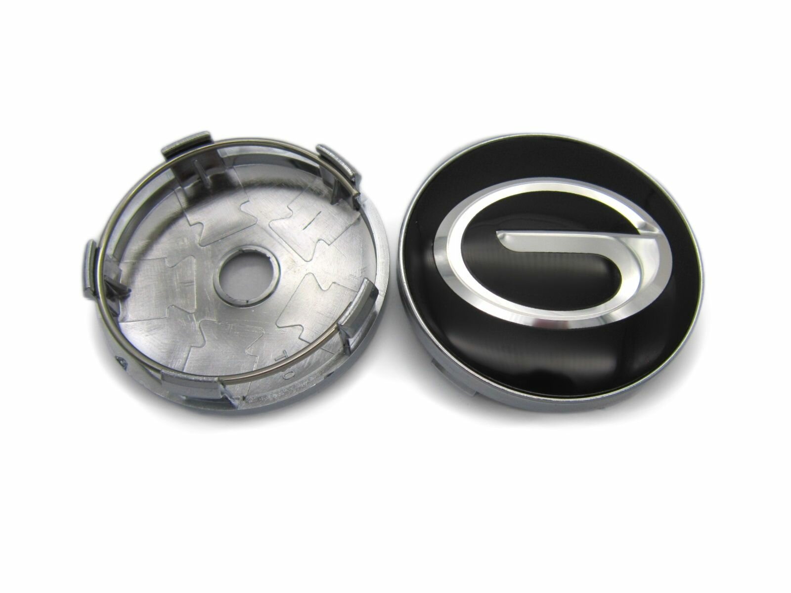 Колпачок, заглушка на литой диск GAC black 60/56 мм, 1 шт.