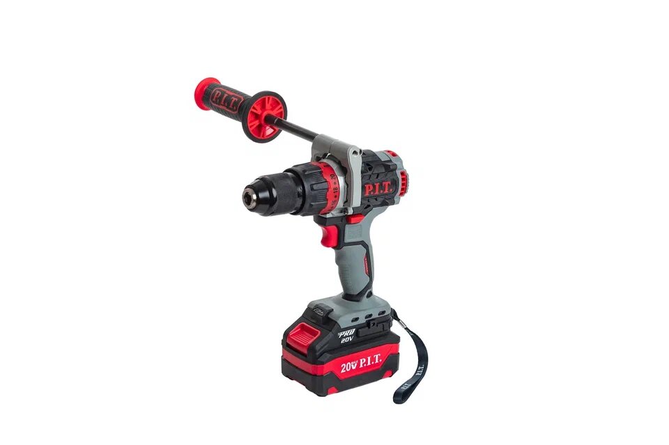 Дрель-шуруповерт ударная аккумуляторная P.I.T. 110Нм 20В с 1 АКБ и З/У