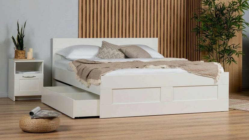 Кровать Brimnes Сириус 160х200 белая