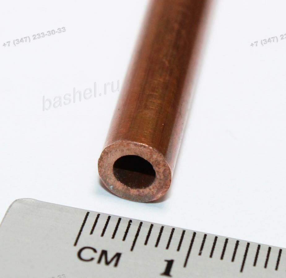 Трубка медная М2т 7 х 1,5 мм 1 метр