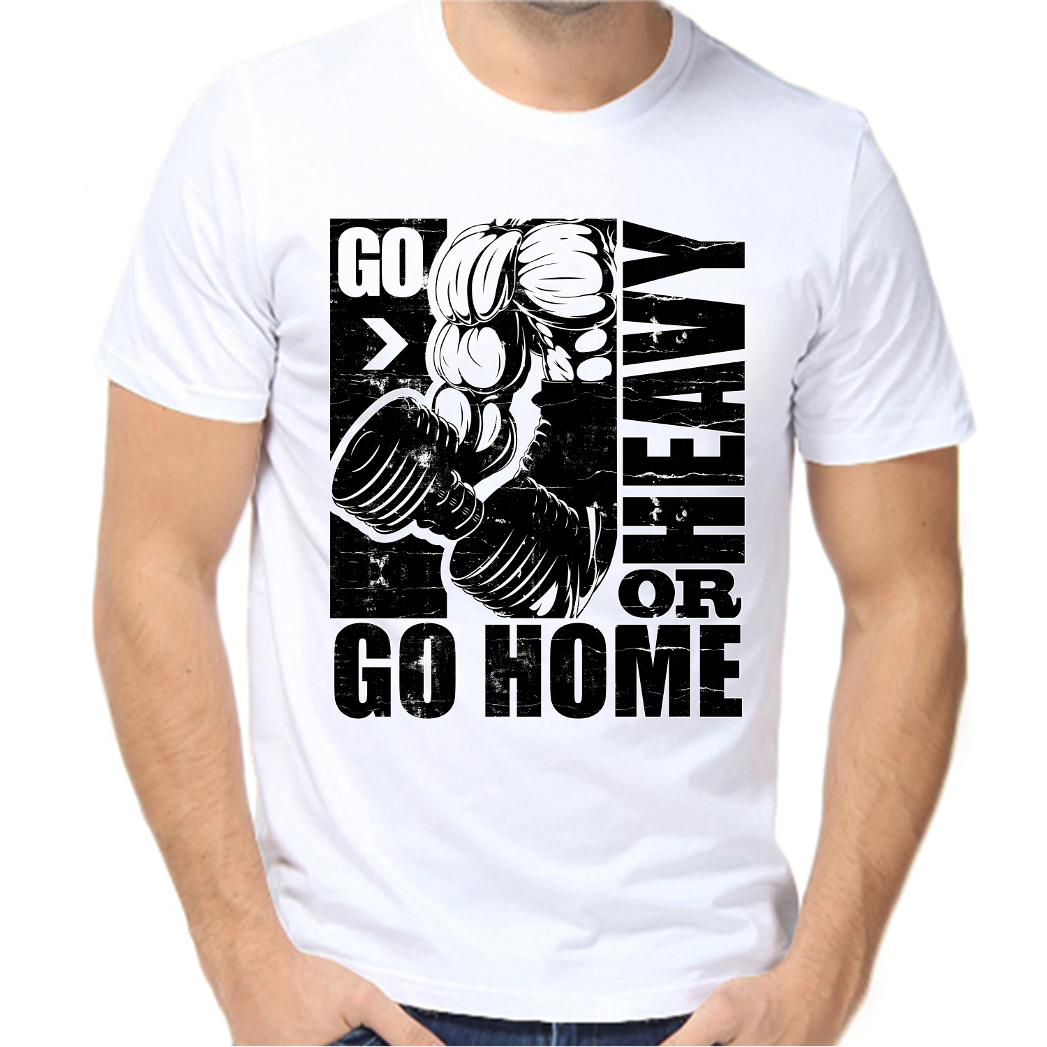 Футболка go home or heavy