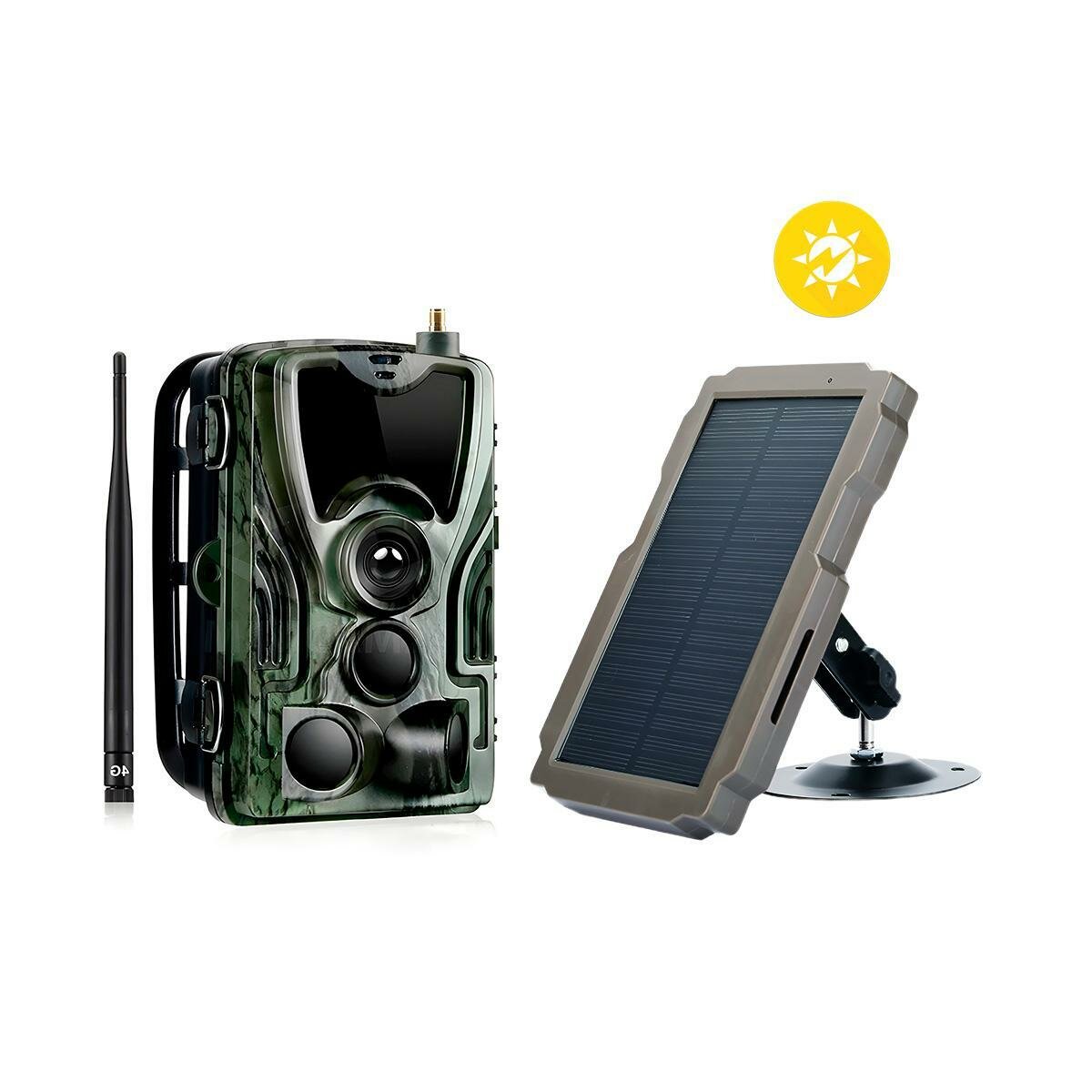 Комплект: 3G/4G фотоловушка Филин HC-801G (4G-NEW) (W5739RU) и солнечная панель «SP-08 Dual»