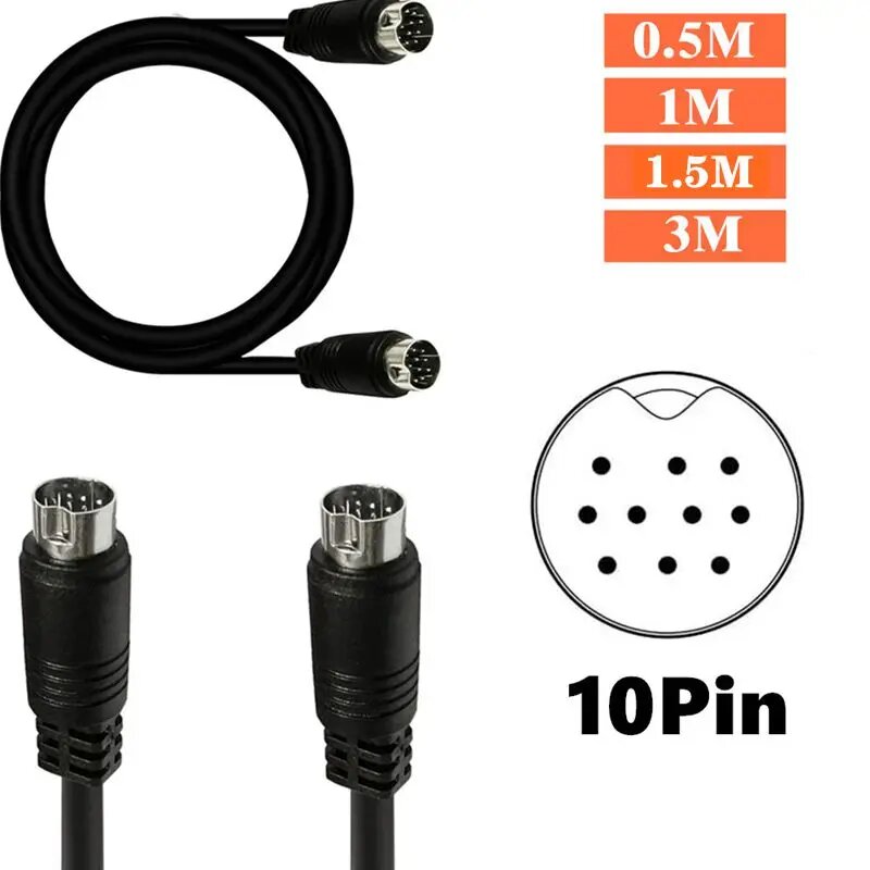 AXONUS Кабель-переходник S-Video 10-контактный 1 м