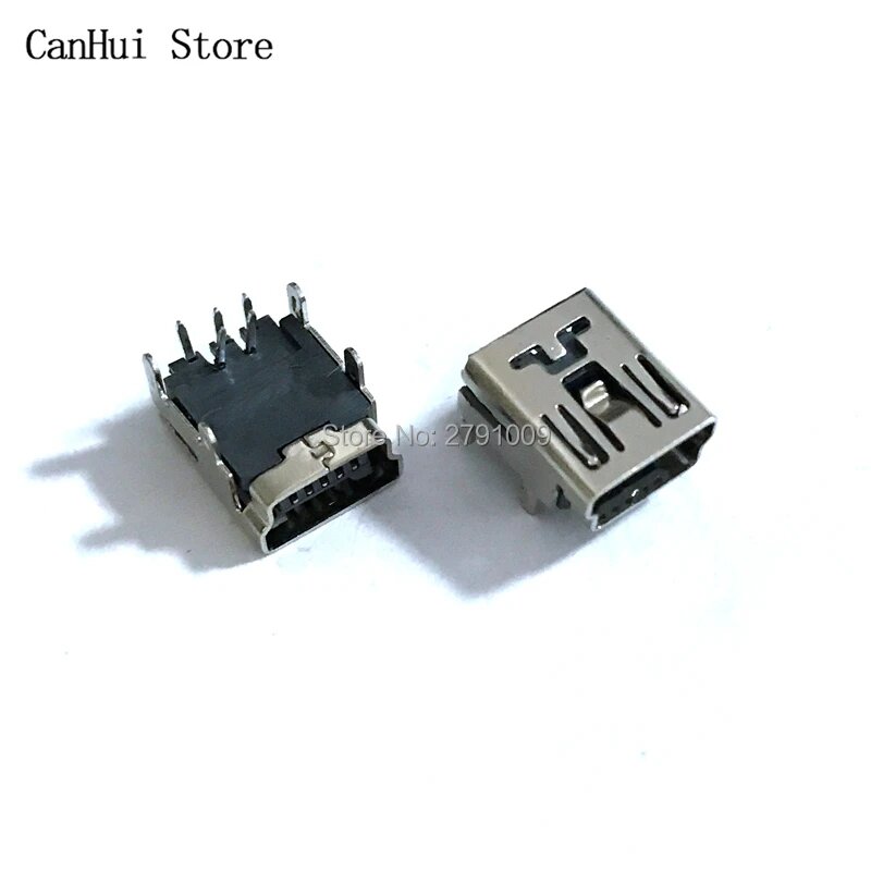 Мини USB разъем 90 градусов 10 шт.