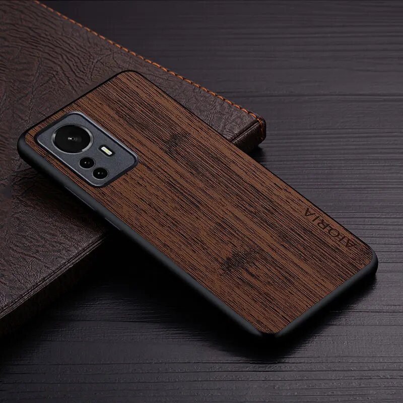 Кожаный чехол для Xiaomi 12 Pro/12X/12T/12S Pro/Ultra/Lite 5G, Brown