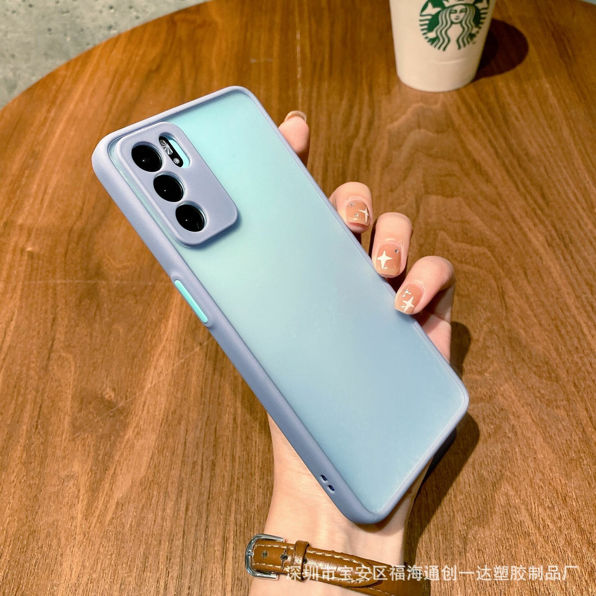 Чехол-накладка Neutral "Realme V11", TPU+PC, для Oppo Skin Sense Phantom