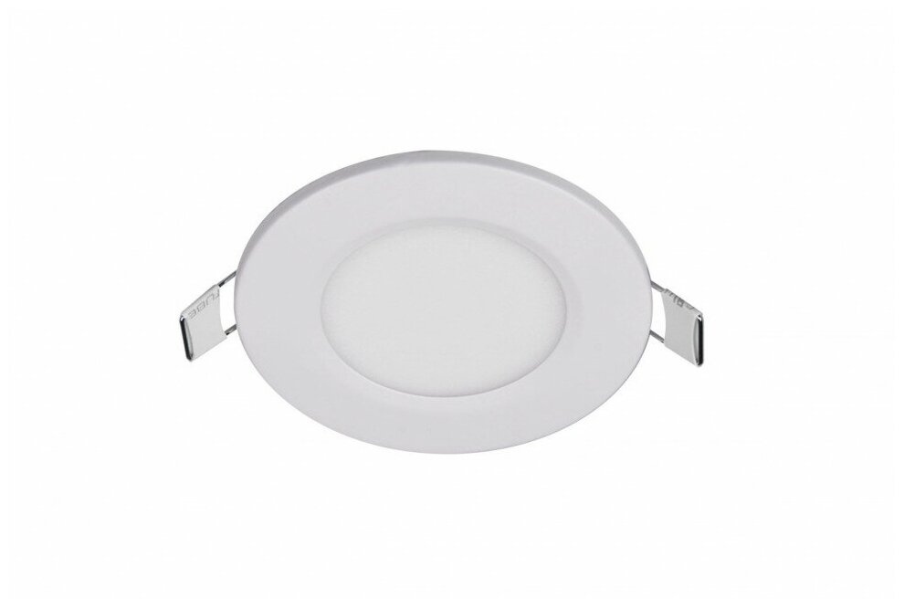 Светильник светодиодный PPL-R WH 3Вт 4000К IP40 d90мм ДВО встраив. ультратонкий кругл. JazzWay 5008427A