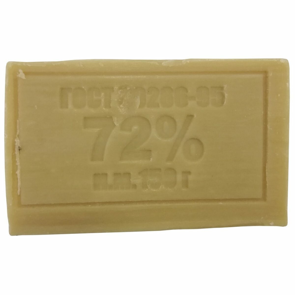Мыло кусковое хозяйственное 72% Меридиан (ГОСТ 30266-95), 150г, без упаковки, 1шт.