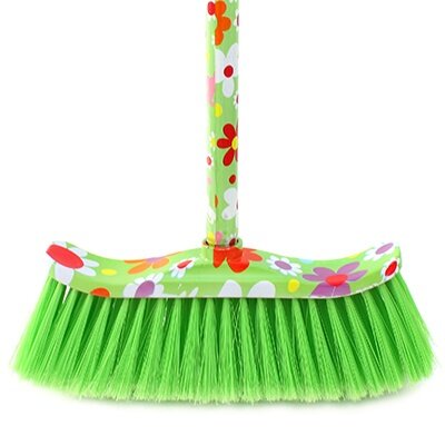 Щетка для пола КНР "Лето" 25х4,5 см, с металлической рукояткой (3654/365A)
