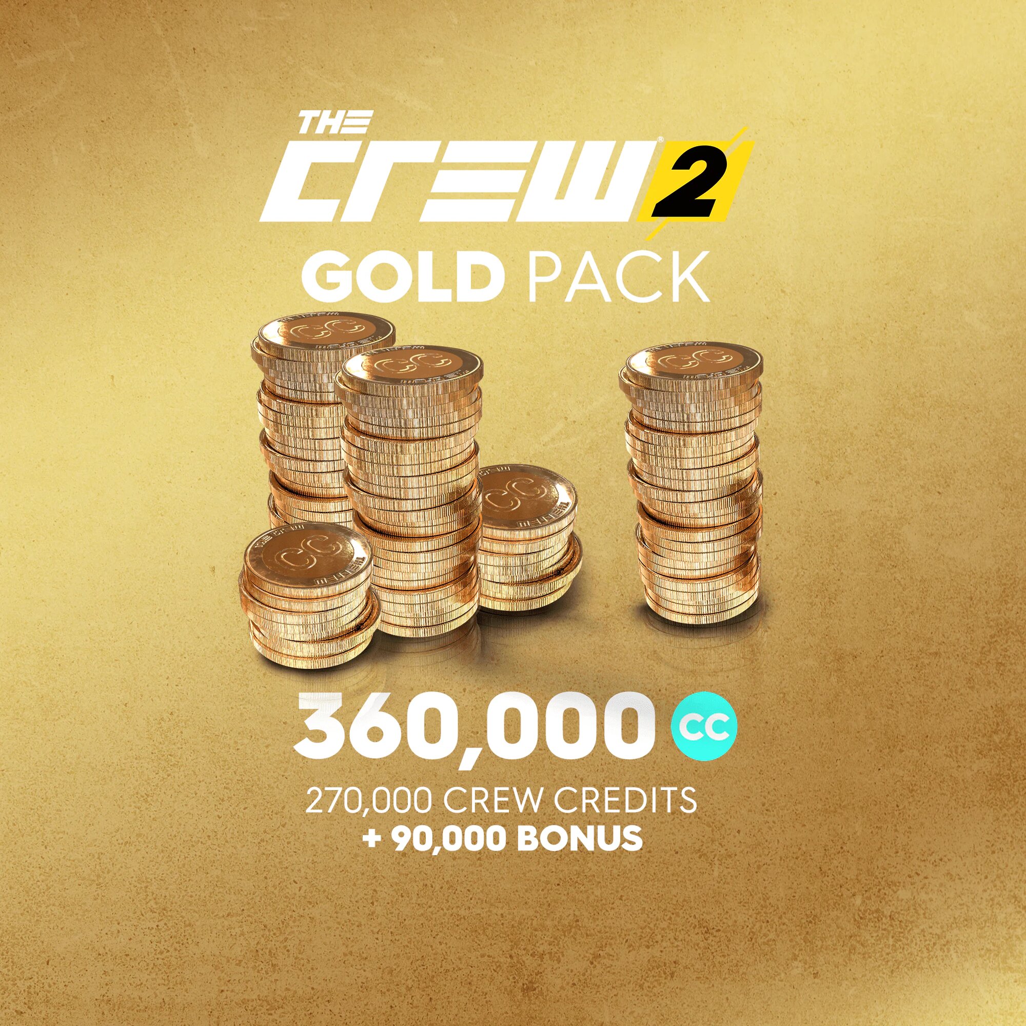 Дополнение The Crew 2 Gold Crew Credits Pack, цифровое издание PlayStation 4, регион Турция / код пополнения баланса