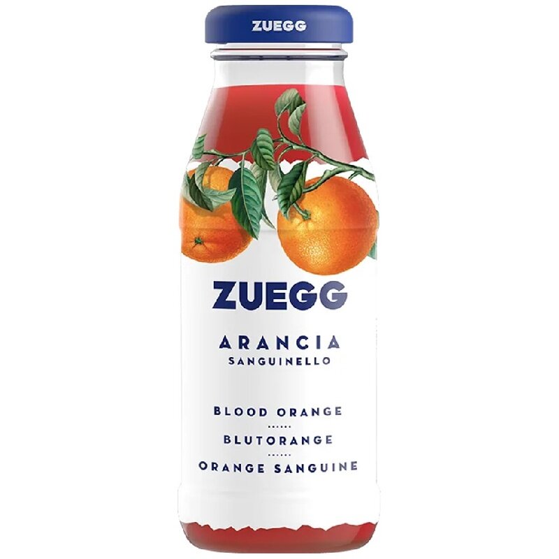 Напиток ZUEGG Bar ARANCIA сокосодержащий - Красный апельсин /стекло/ 200мл