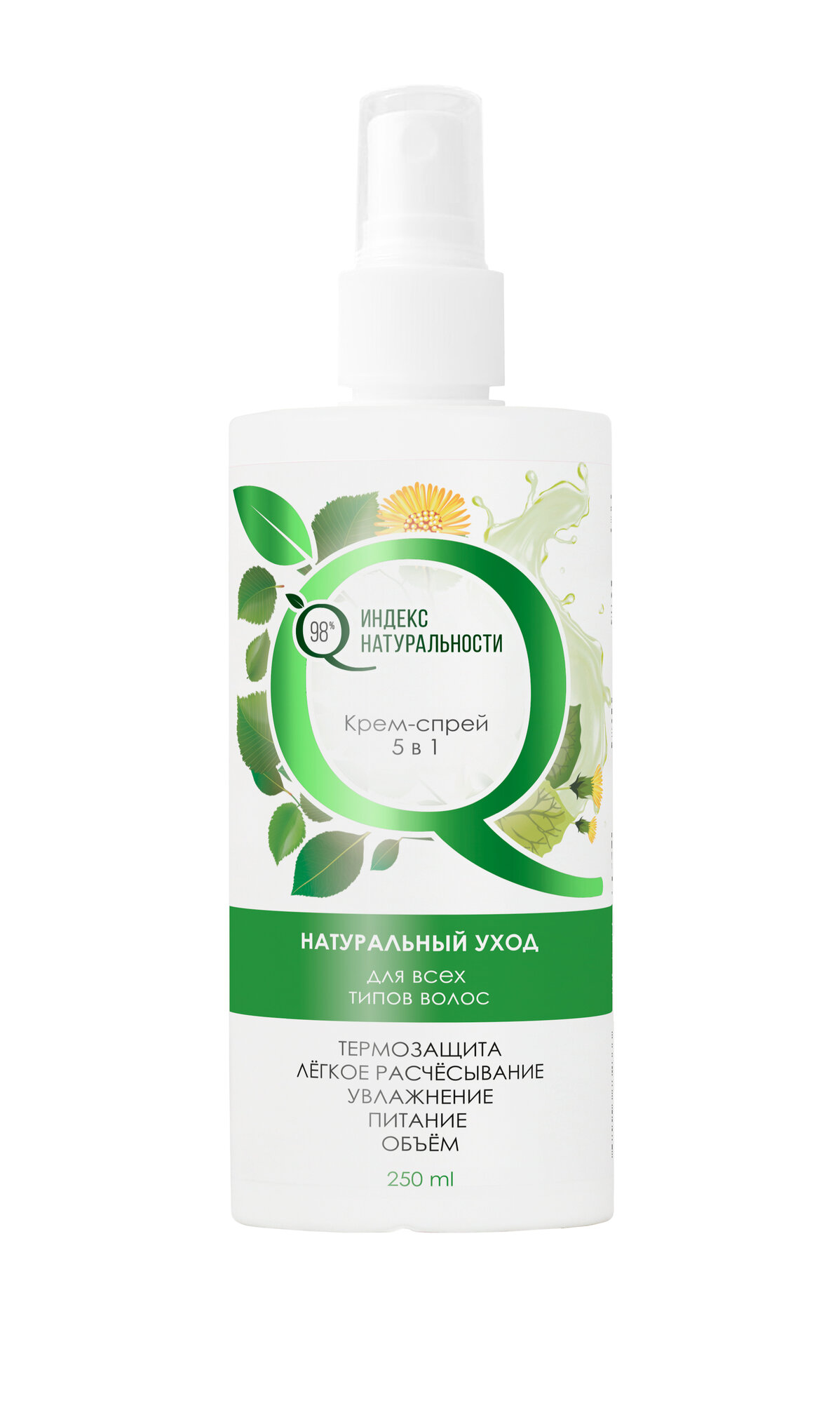 Спрей-крем для волос Индекс Натуральности Термозащита 5в1 250мл