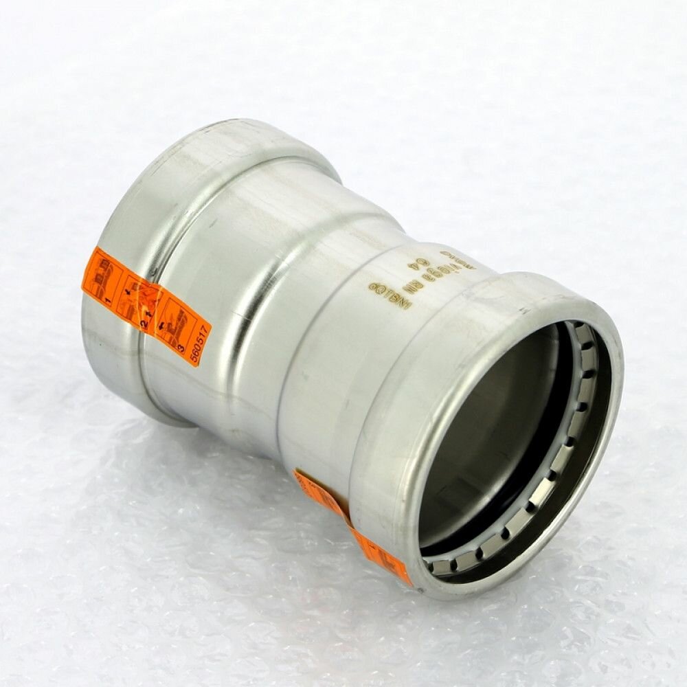 Муфта соединительная под пресс систему из нержавейки 64 диаметр Viega Германия (578084)