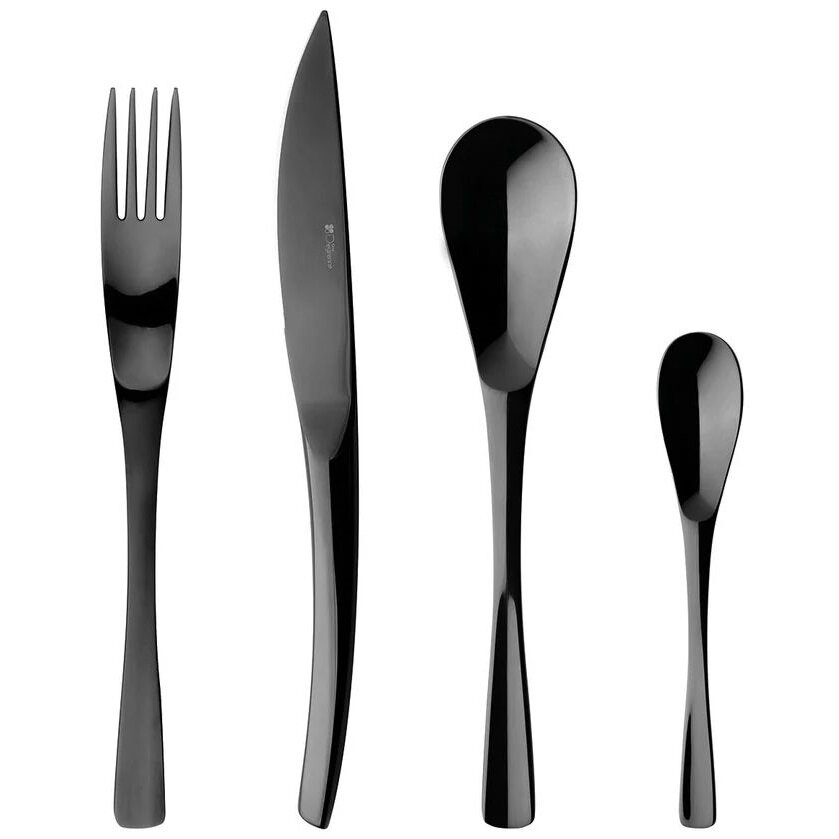 Набор столовых приборов Degrenne XY Black Miroir Cutlery Set 207973