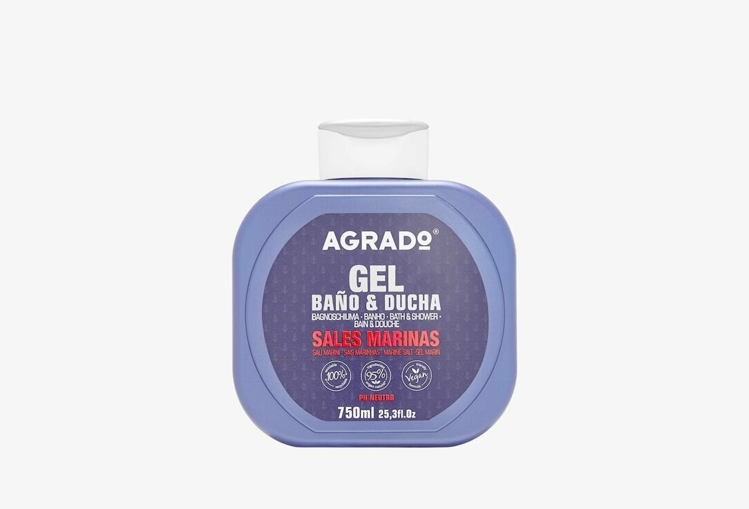 Гель для душа AGRADO MARINE SALTS 750 мл
