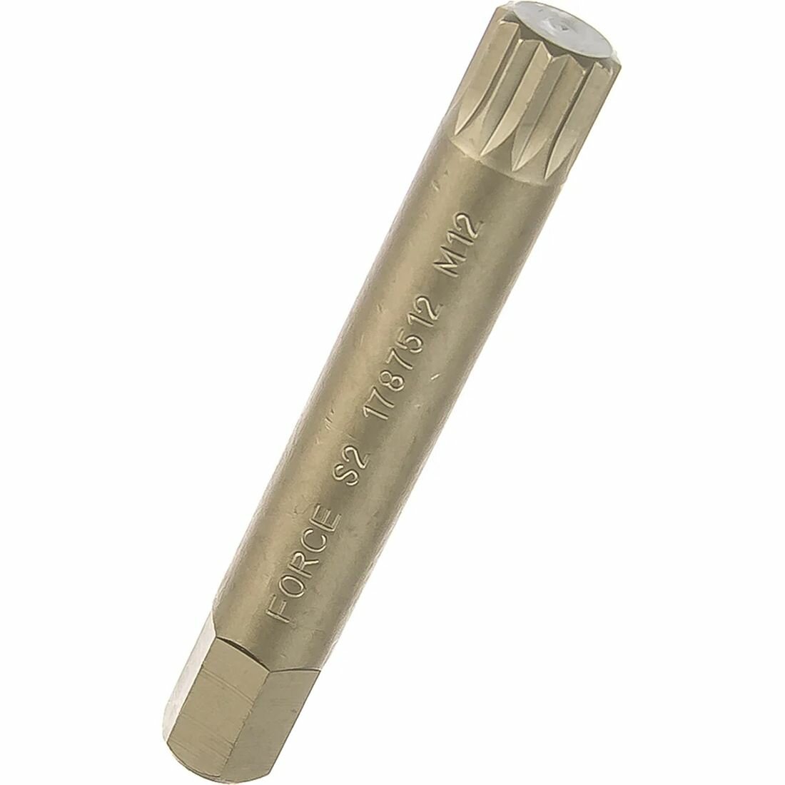 Бита для шуруповерта сплайн SPLINE 10 мм L=75мм М12, Force 1787512