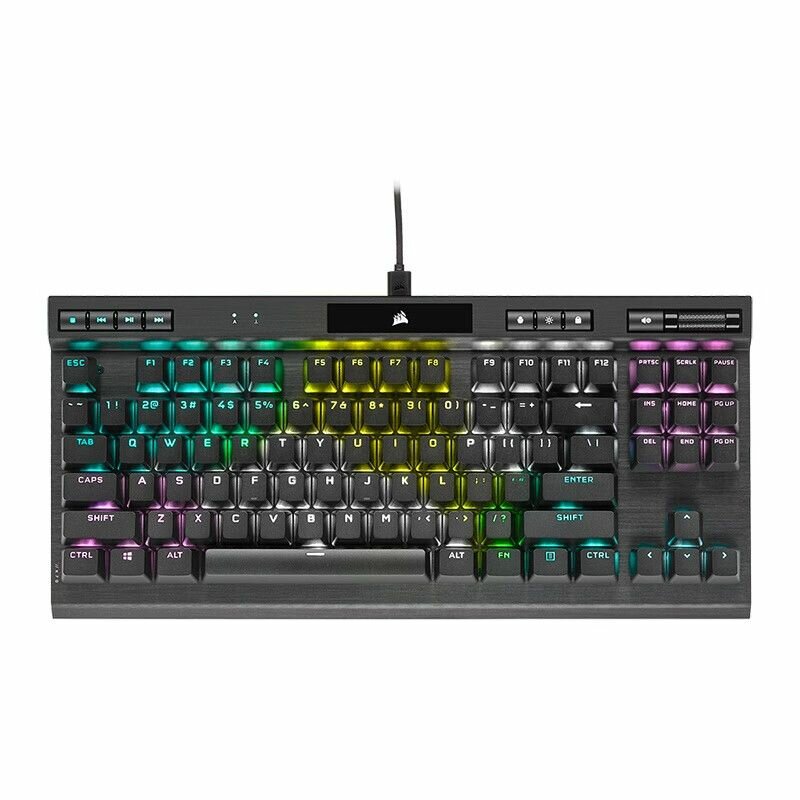 Игровая клавиатура, Corsair K70 RGB TKL Механическая 87-клавишная 8000 Гц PBT Cherry OPX