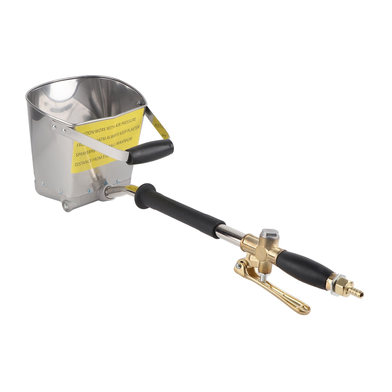 Пневматический многофункциональный пистолет-распылитель для распыления цементного раствора на внутренние и внешние стены