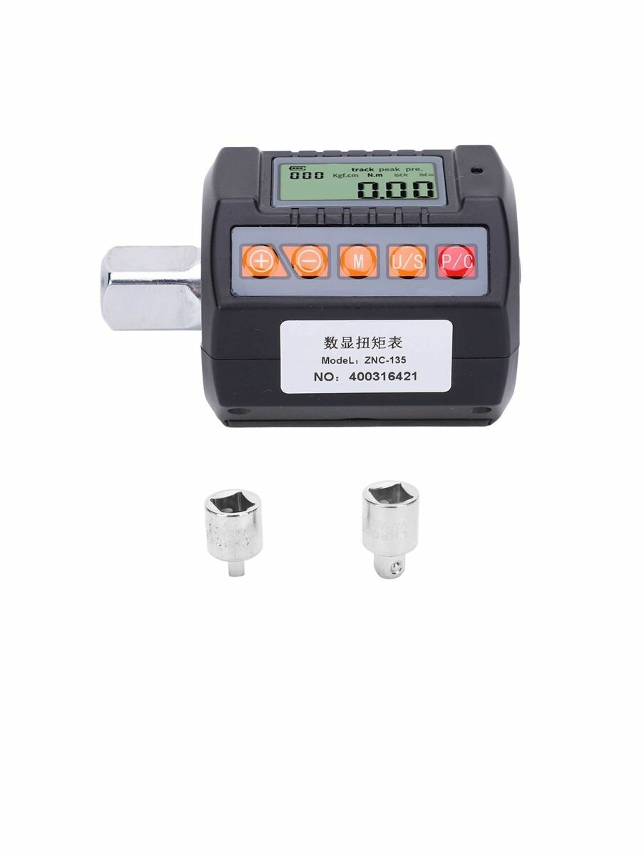 1/2 "3/8" 1/4 "привод цифровой торсионный ключ адаптер манометр 13,5-135 Нм измеритель крутящего момента инструмент