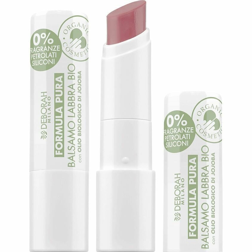 Помада-бальзам для губ DEBORAH Formula Pura Lip Balm, тон 08, Серо-коричневый, 3,75 г