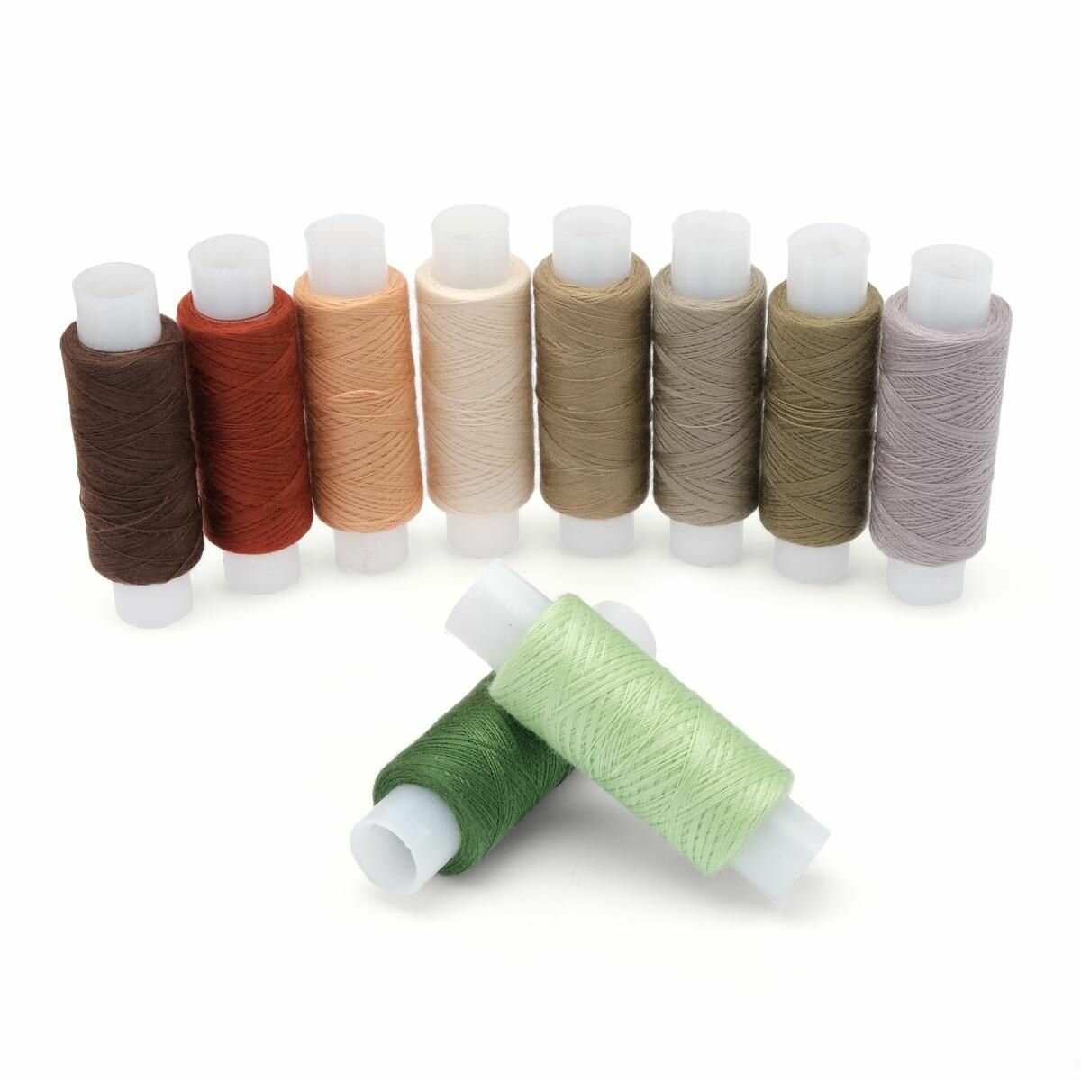 Набор швейных нитей Astra&Craft 50/2, 200 м, ассорти №60, 10 шт