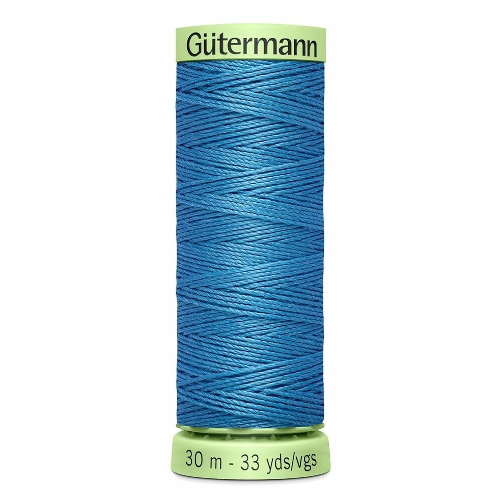 Декоративная нить Gutermann Top Stitch 30/30 м для декоративной отстрочки, 100% полиэстер, цвет 965 дымчато серо-голубой, 5 шт (3)