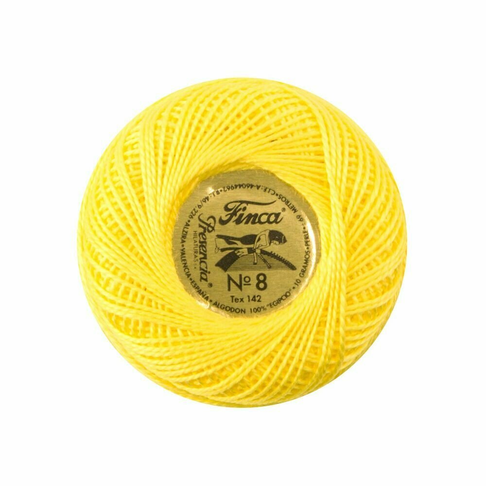 Мулине PRESENCIA HILATURAS "Finca Perle", Жемчужное, №8, однотонный цвет 1220, 1 шт