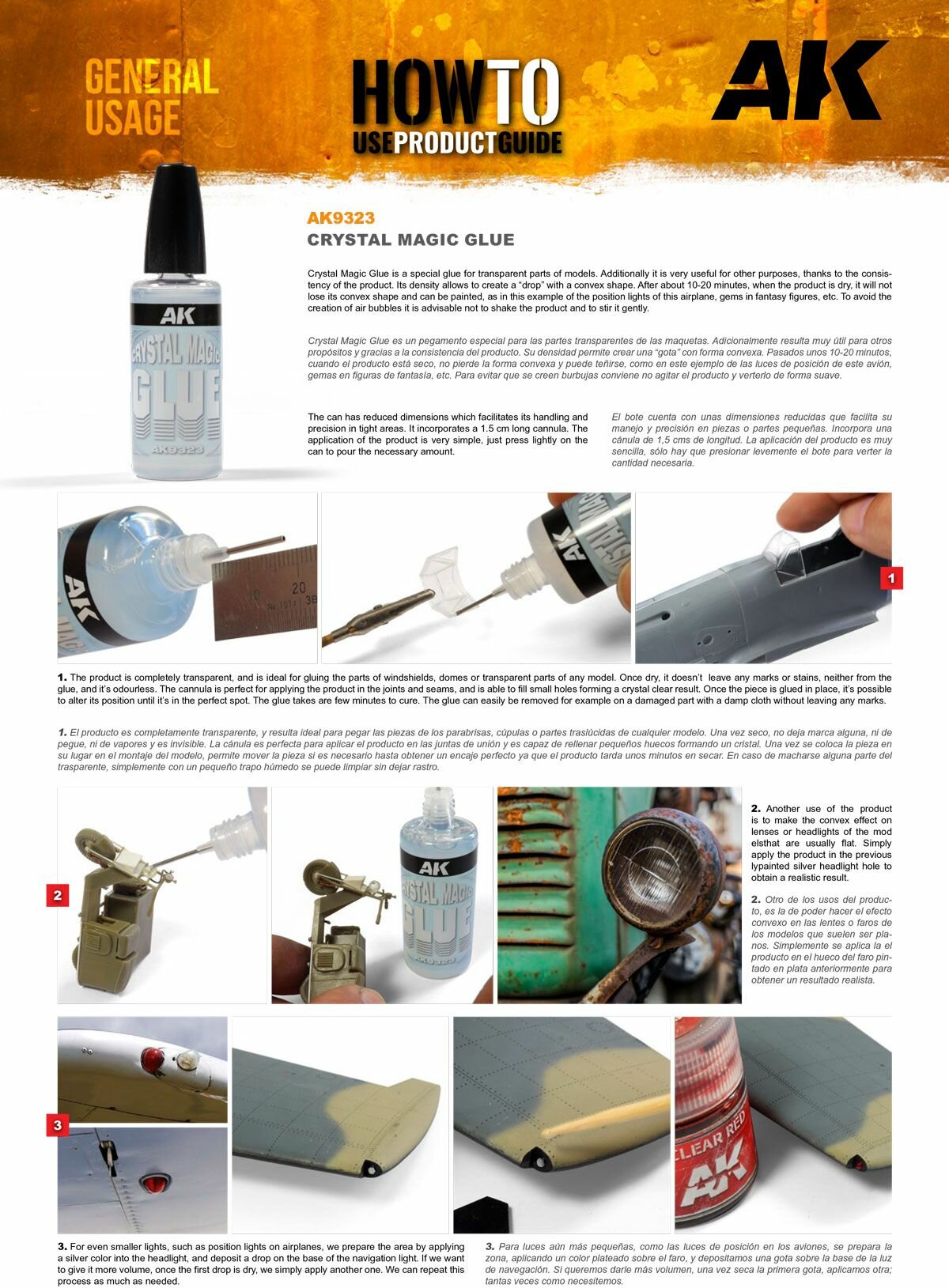 Клей для моделирования AK Interactive - Crystal Magic Glue (30ml) — фото 1