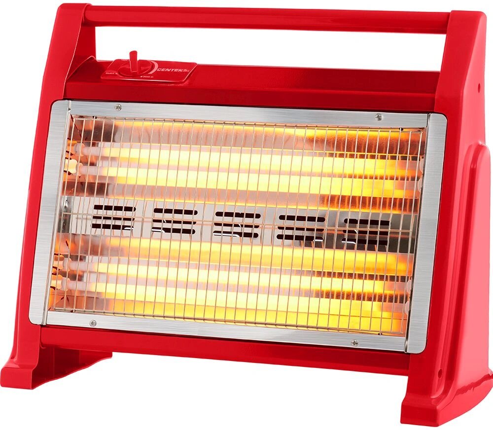 Кварцевый обогреватель CENTEK CT-6140, красный/серый