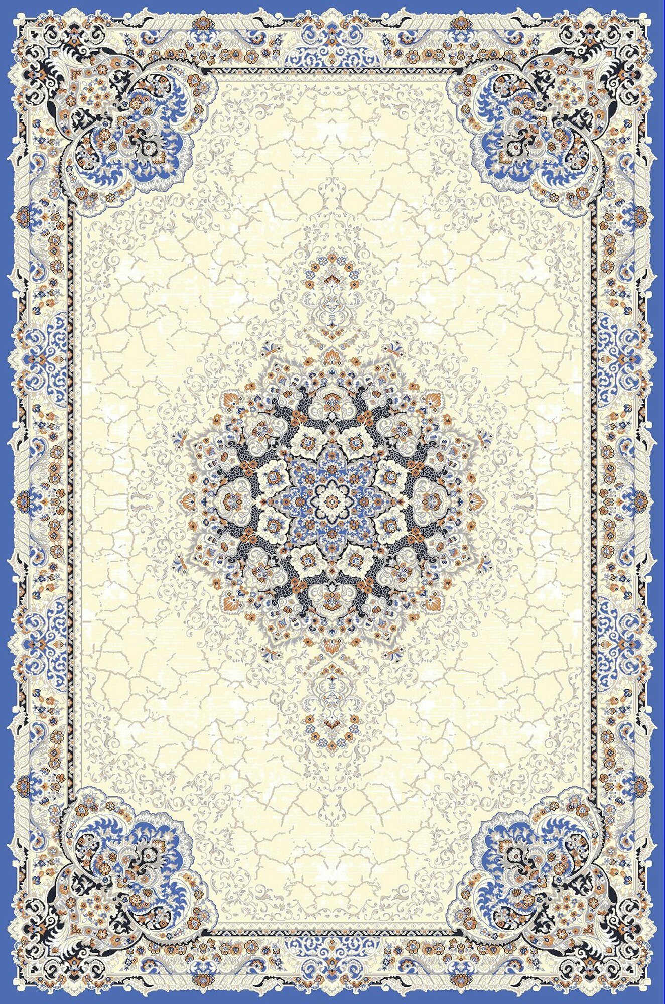 Elisa Ковер турецкий Amira 4922A D. Blue-D. Blue 2x3м