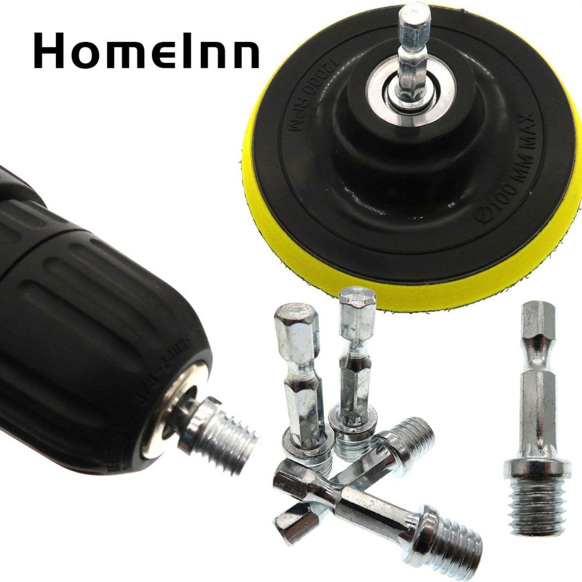 HomeInn Conversion Rod Стандартный интерфейс Полированный электрический адаптер M10 для дрели