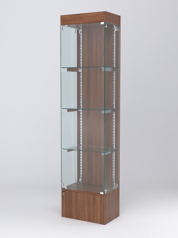Витрина "астерия" №18 (с дверкой, задняя стенка - ДСП), Орех. Производитель товара - компания Westcom.