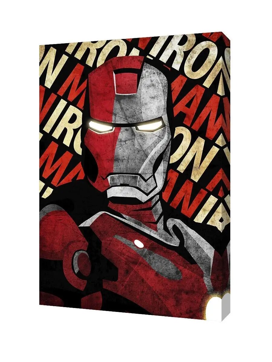 Картина на холсте 50х70 см. Marvel
