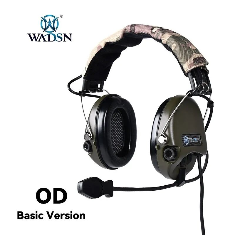 WADSN MSA тактические гарнитуры WZ165 7.0 NATO Plug OD