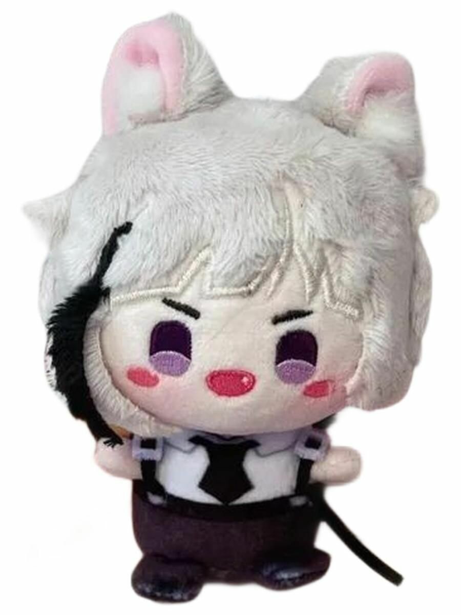 Аниме мягкая игрушка Великий из бродячих псов Ацуси Накадзима/Bungou Stray Dogs 12cm, 1шт.-Праздничные подарки