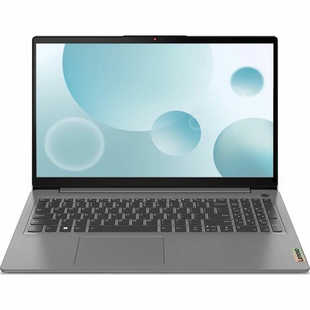 Ноутбук Lenovo IdeaPad 3 15IAU7 15.6" 1920x1080 Intel Core i3 1215U, 8Gb RAM, 256Gb SSD серый, без OC (82RK013WRK)