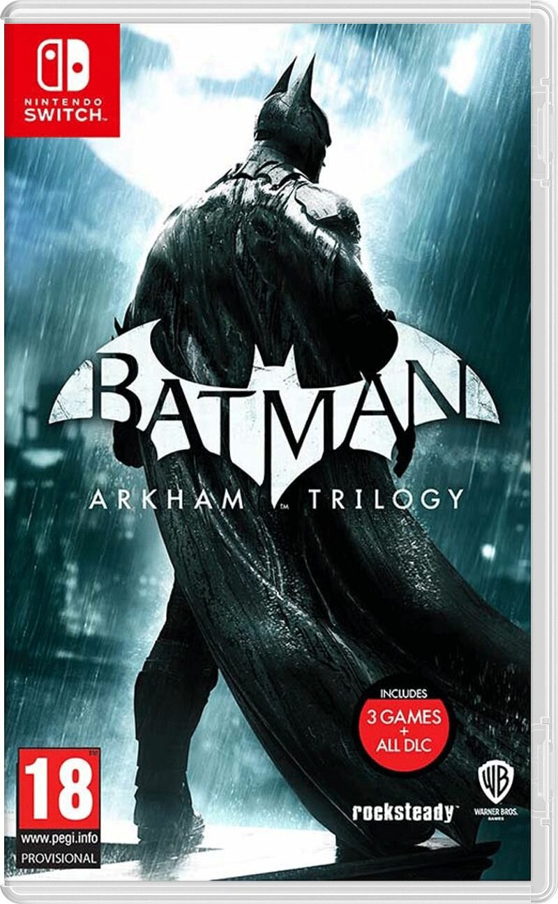 Игра "Batman: Arkham Trilogy" для Nintendo Switch, Картридж, Русские субтитры